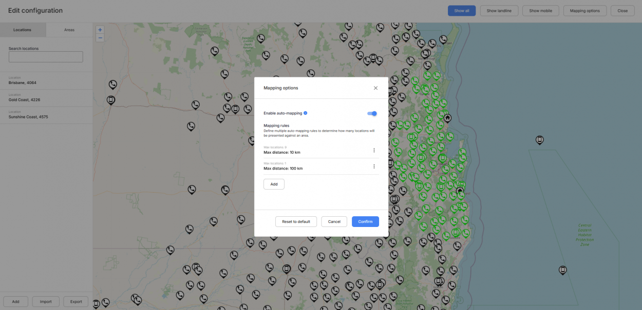 Routing Customer Calls Using Location